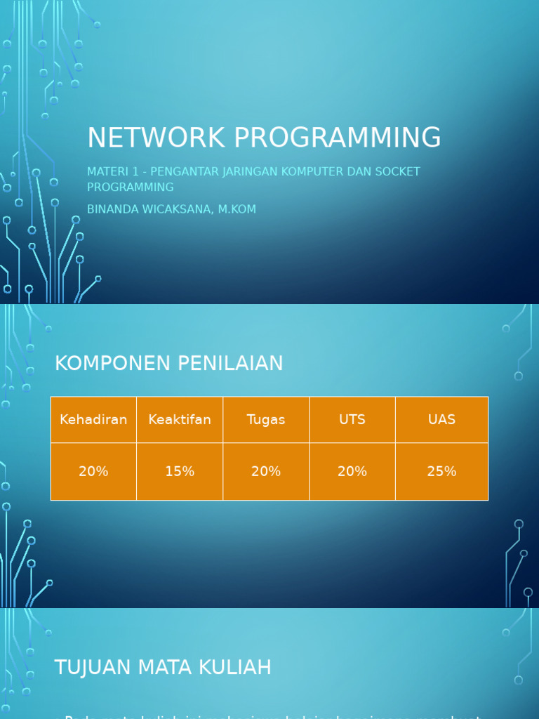 Materi 1 - Pengantar Jaringan Komputer | PDF
