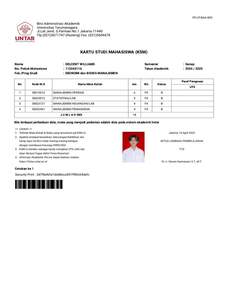 LINTAR Karyawan - . | PDF