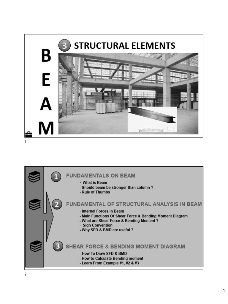 6. Nota Kuliah_ Struktur 2_beam (1) | PDF | Beam (Structure) | Bending