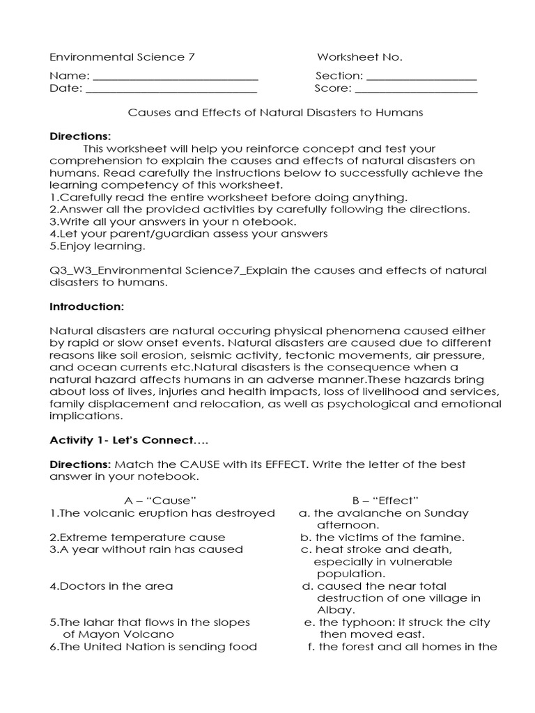 Natural Disasters: Causes and Effects | PDF | Natural Disasters | Hazards