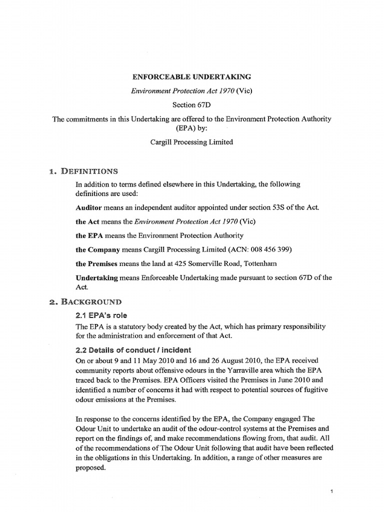 Cargill Processing LTD | PDF
