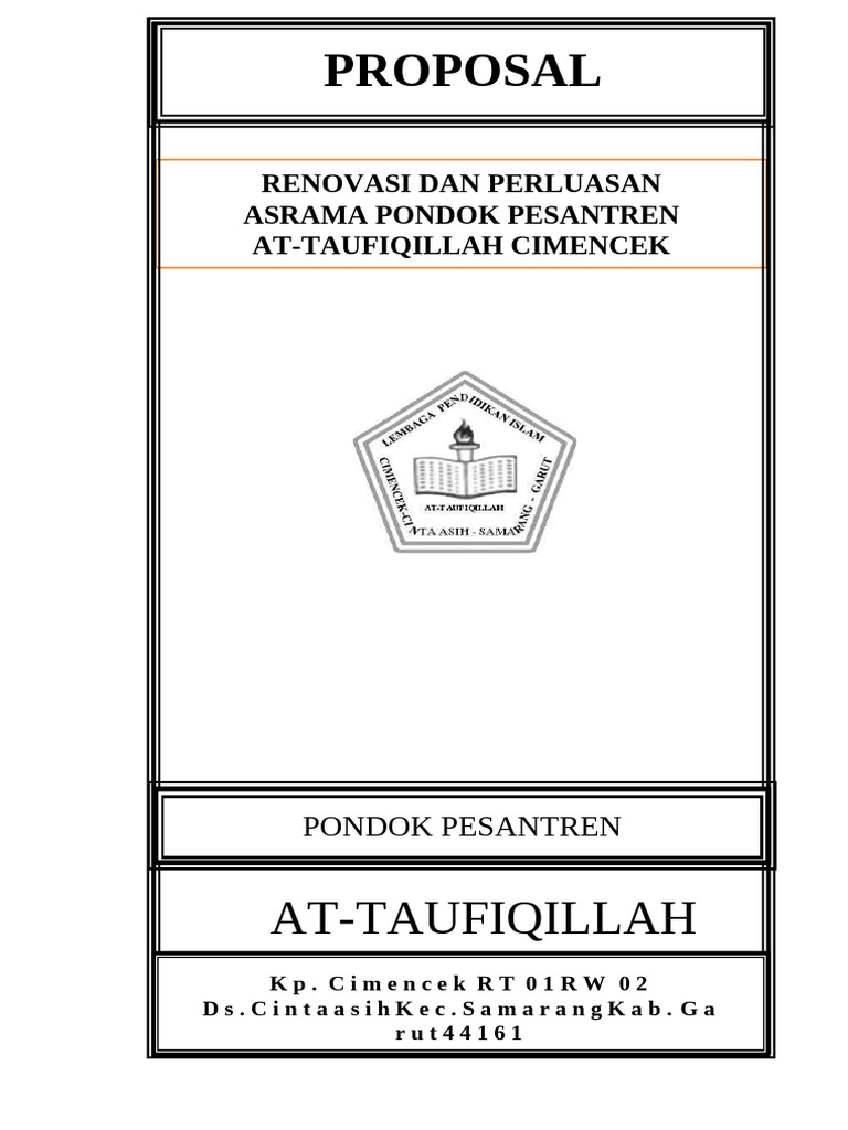 Proposal Renovasi Pps at | PDF