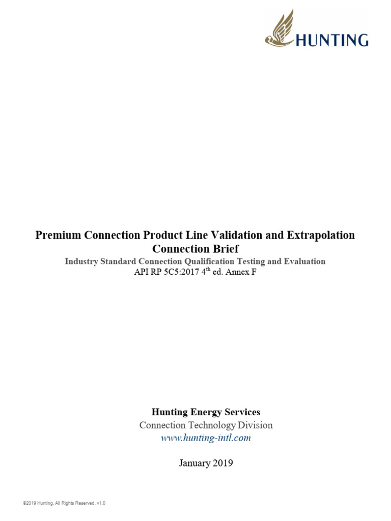 Product Line Validation and Extrapolation Conn Brief Rev 01 | PDF | Mechanical Engineering ...