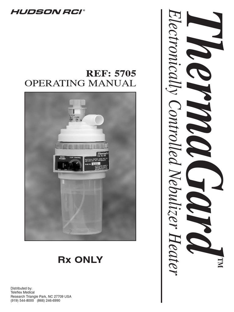 ThermaGard Nebulizer Heater Manual | PDF | Fuse (Electrical) | Vacuum Tube