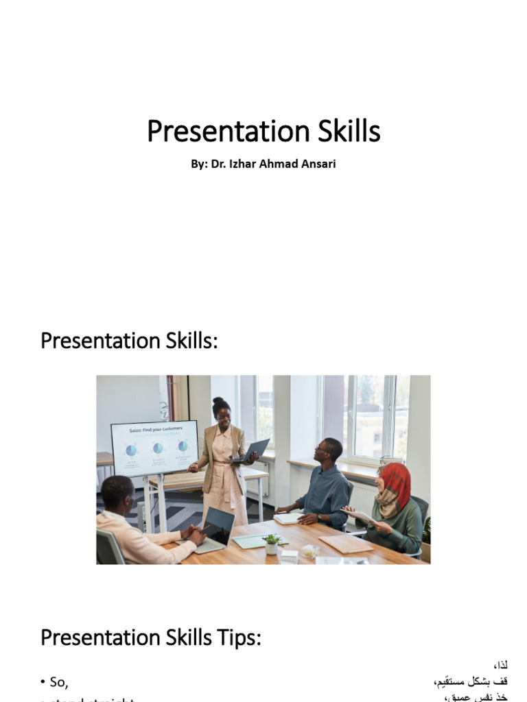 9) Presentation Skills | PDF