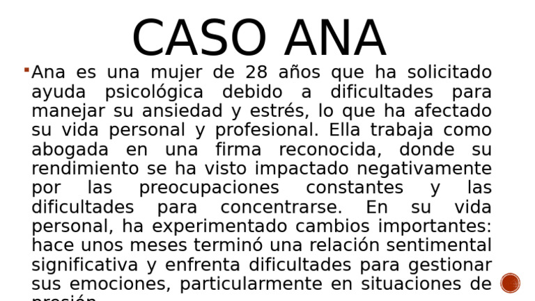 Presentacion Del Caso | PDF