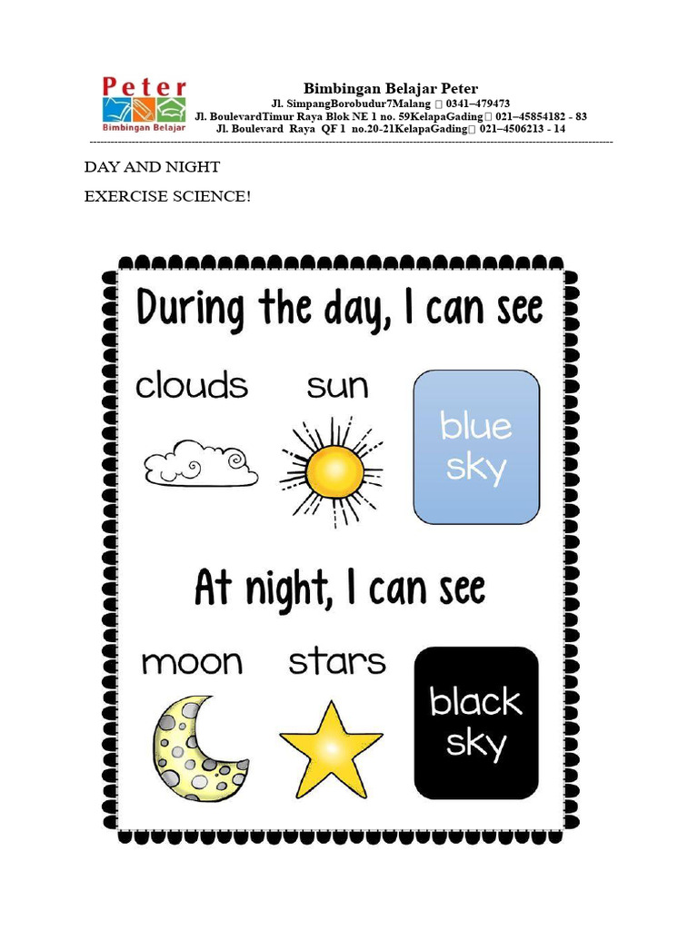 day and night science | PDF