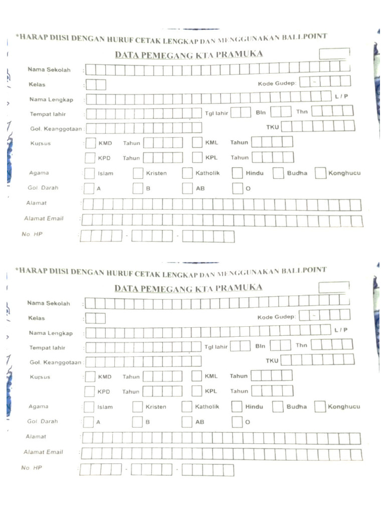 Kartu Pramuka | PDF