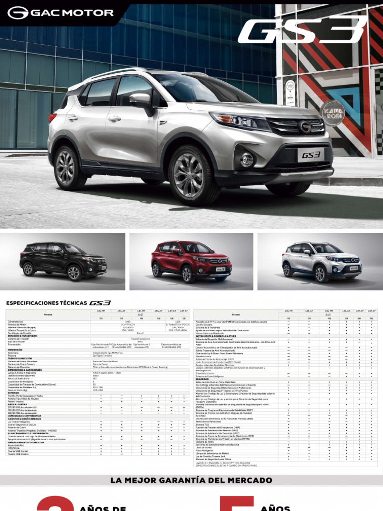 65e24dce266051d6150dad9c - GS3 - GAC Motor Bolivia | PDF
