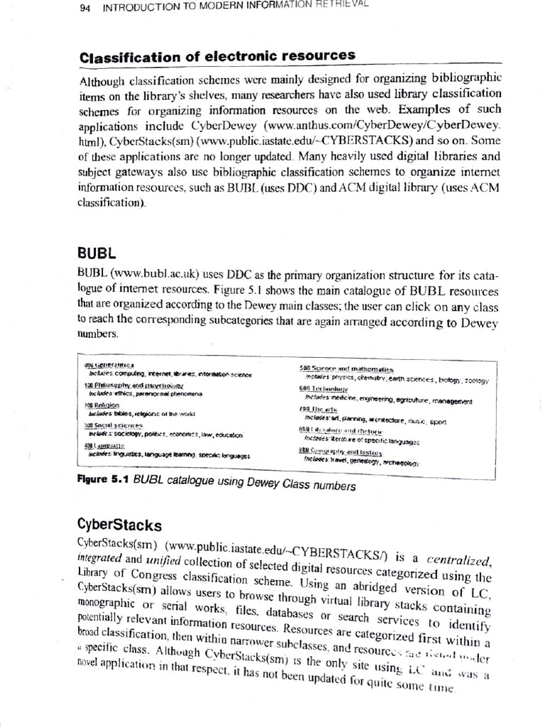 Classification of Electronic Resources | PDF | Tag (Metadata) | Computing