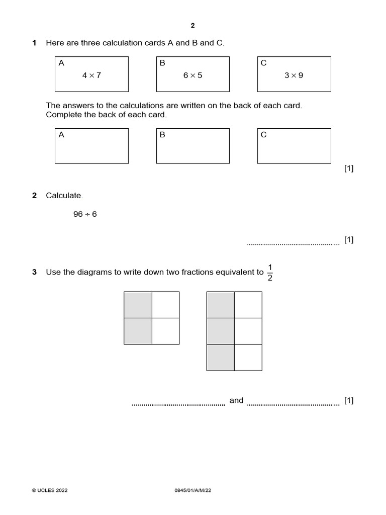 Math Practice Questions for Students | PDF | Numbers | Arithmetic