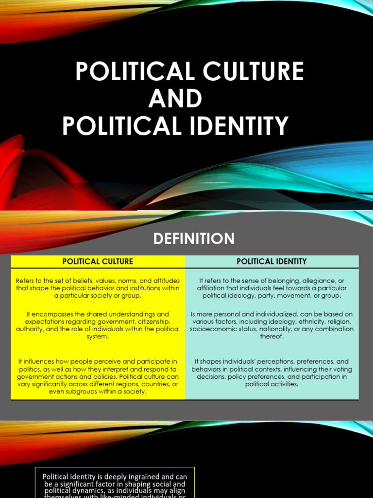 Understanding Political Culture & Identity | PDF | Identity (Social ...