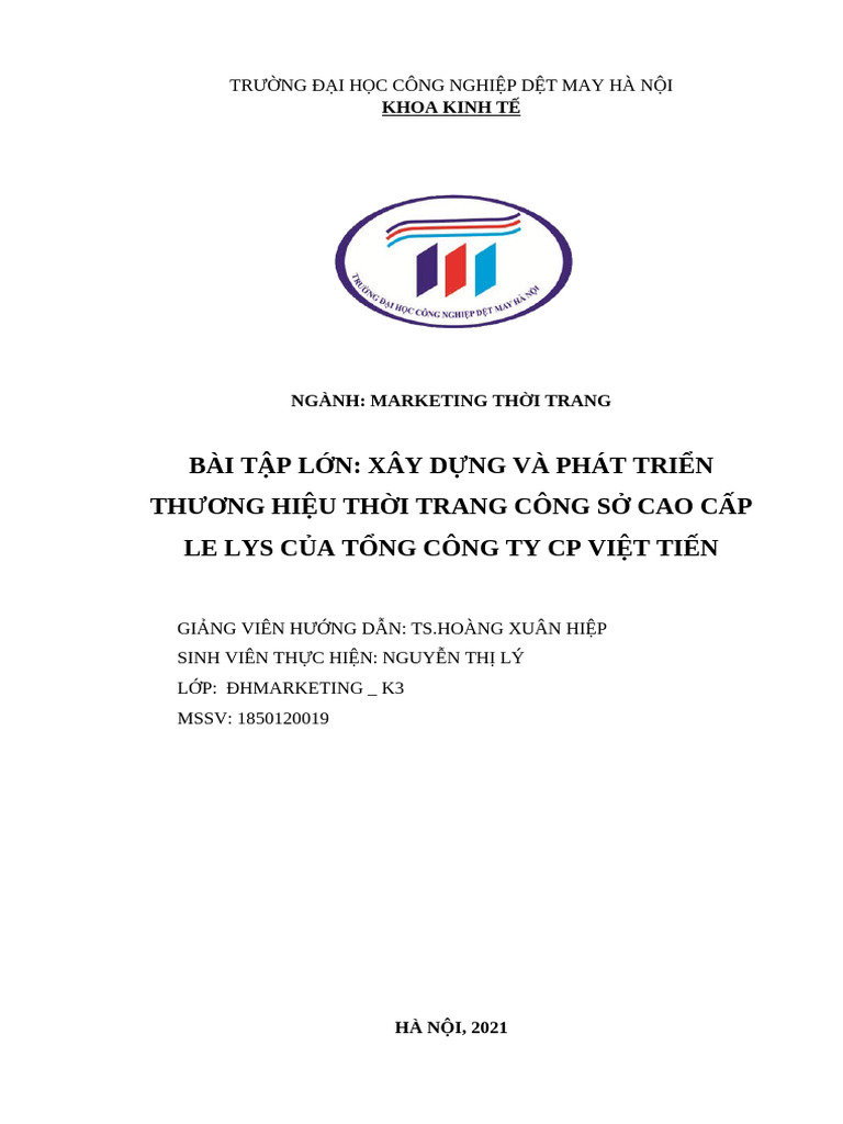 BÀI TẬP LỚN QTTH | PDF