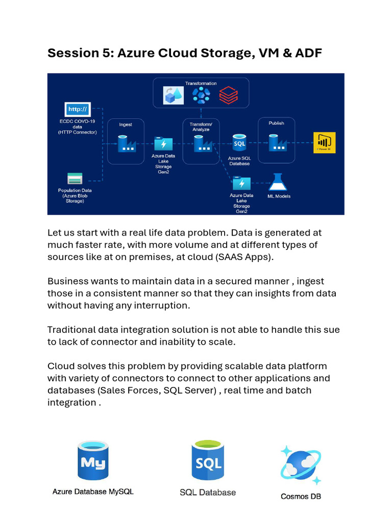 Session 5-Azure Components | PDF | Databases | Cloud Computing