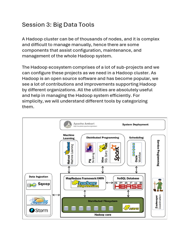 Session3_4-Bigdata Tools and Movie use case | PDF | Apache Hadoop | Apache Spark