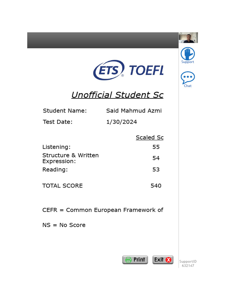 Toefl Test | PDF