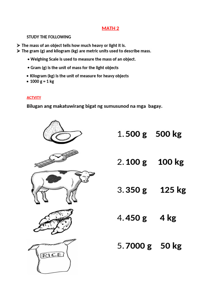 Math 2 Activity | PDF