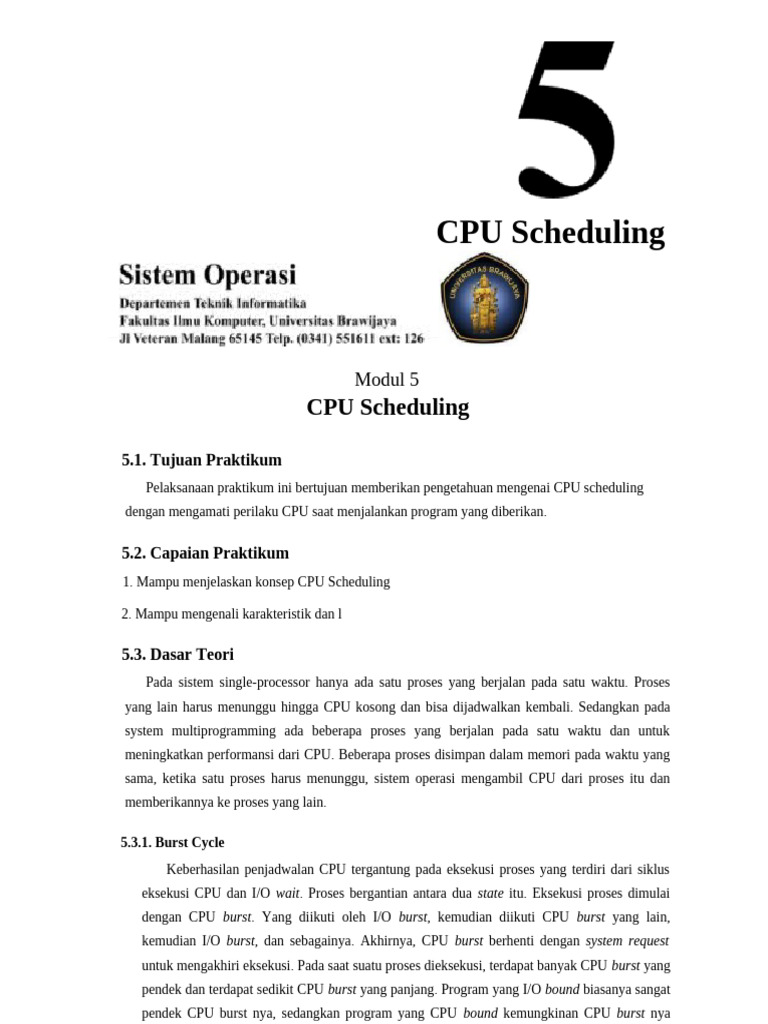 Modul 5 Praktikum Sistem Operasi | PDF