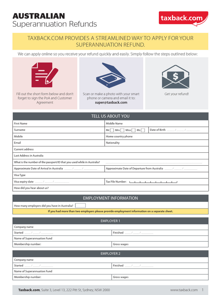 TB OZ Superannuation Pack Fill 1 | PDF