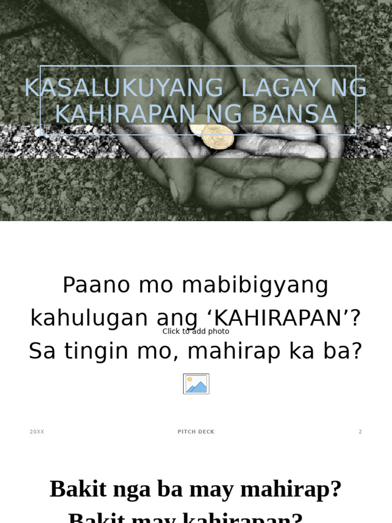 Kahirapan | PDF