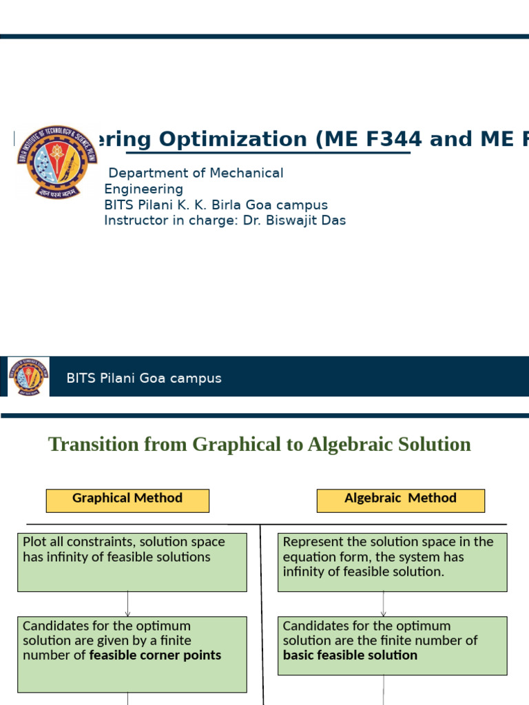 Lecture 8 - Algebraic Method and Convex Set | PDF | Mathematical Optimization | Algebra