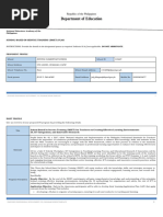 Sample School-Based INSET Plan | PDF | Educational Assessment | Learning