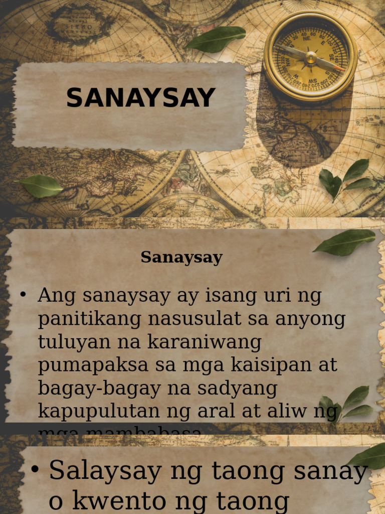 Sanaysay 222 | PDF