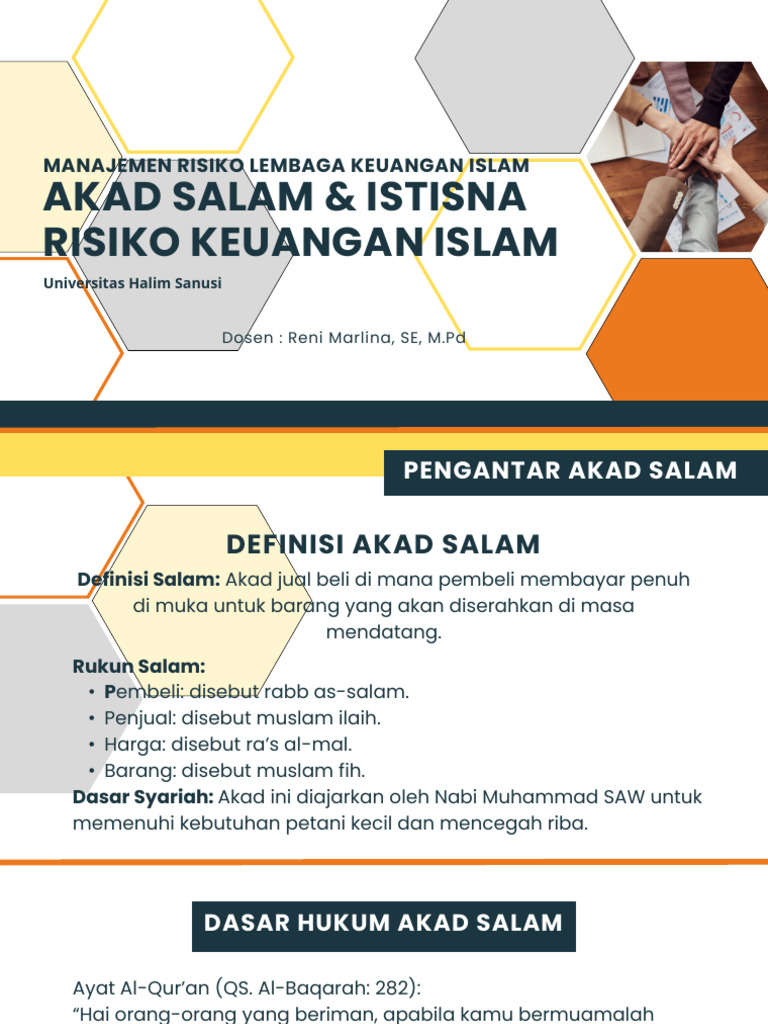 Akad Salam dan Istisna dalam Keuangan Islam | PDF