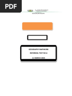 Grade 10 Geography Mapwork Assessment | PDF