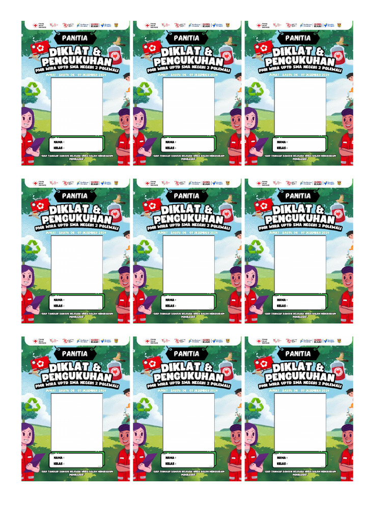 ID Card Diklat & Pengukuhan PMR | PDF