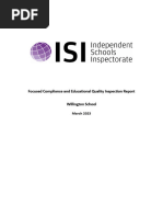 Isi Inspection Framework | PDF | Leadership | Special Education