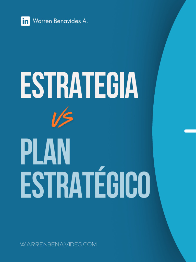 Estrategia Vs Plan Estrat Gico 1730071126 | PDF | Planificación estratégica | Informática