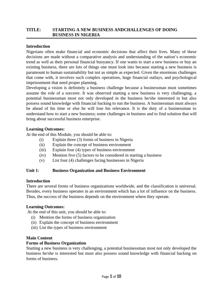 Courseware Business Environment 2019 New | PDF | Partnership | Fiscal Policy