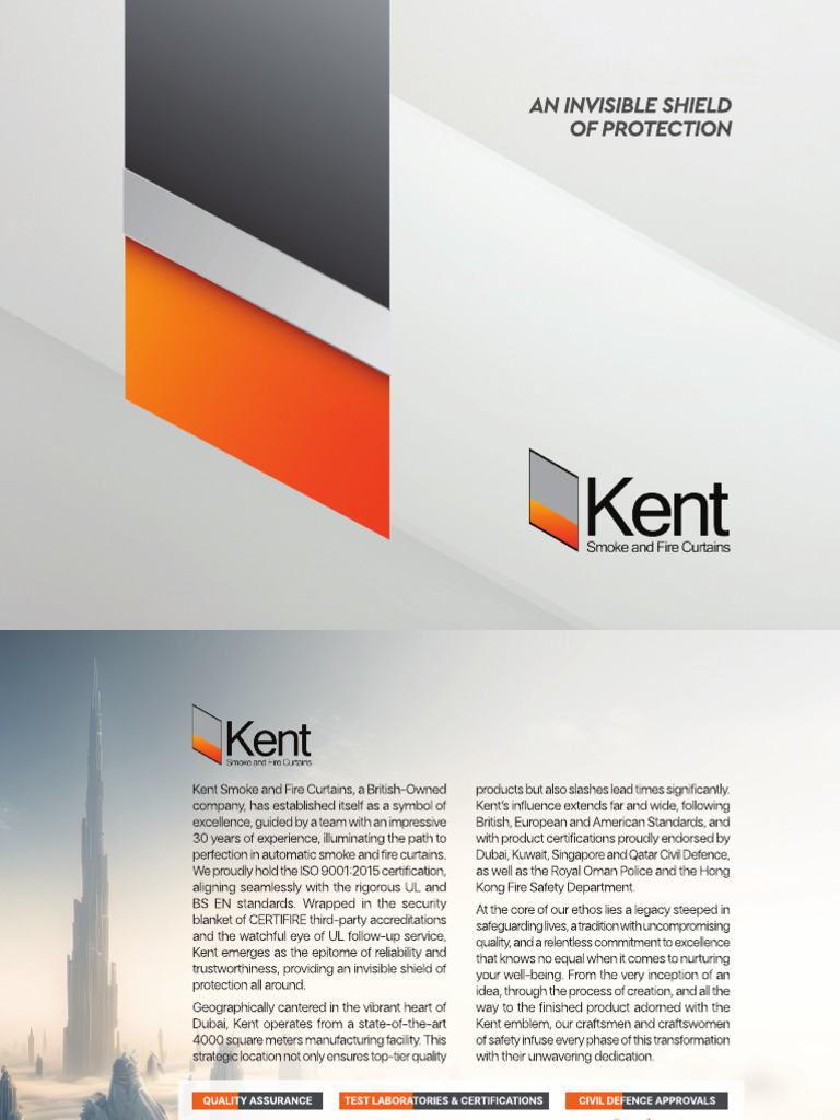 Kent Smoke and Fire Curtains-Company Profile | PDF