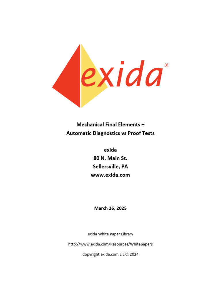 MechanicalFinal - ElementsAutomatic Exida | PDF | Computer Security | Security