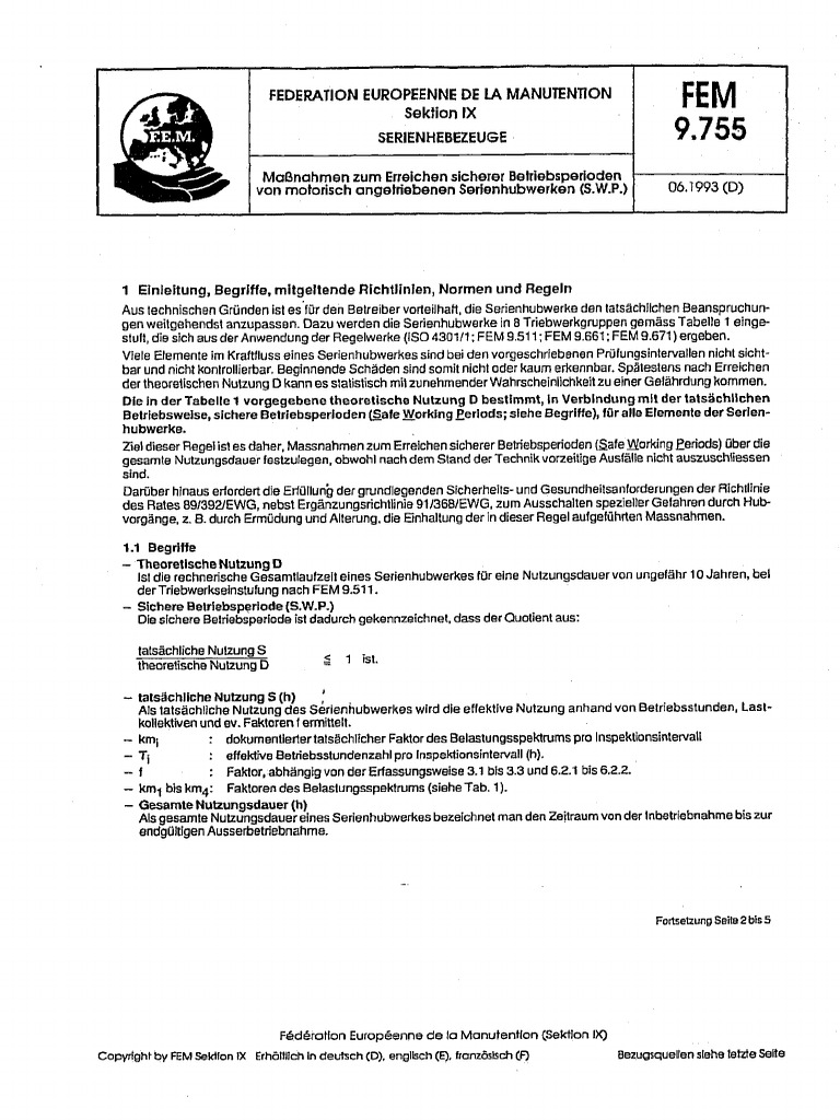 Fem 9.755 - 06.1993 | PDF