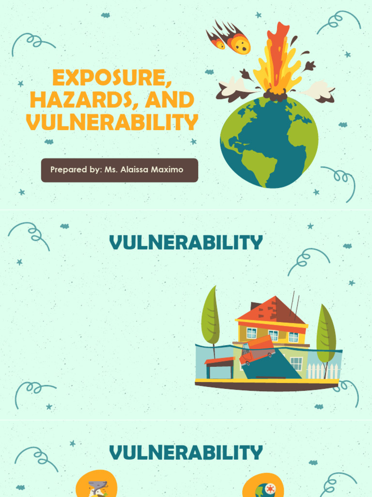 Exposure, Hazards, Vulnerability | PDF | Hazards | Natural Disasters