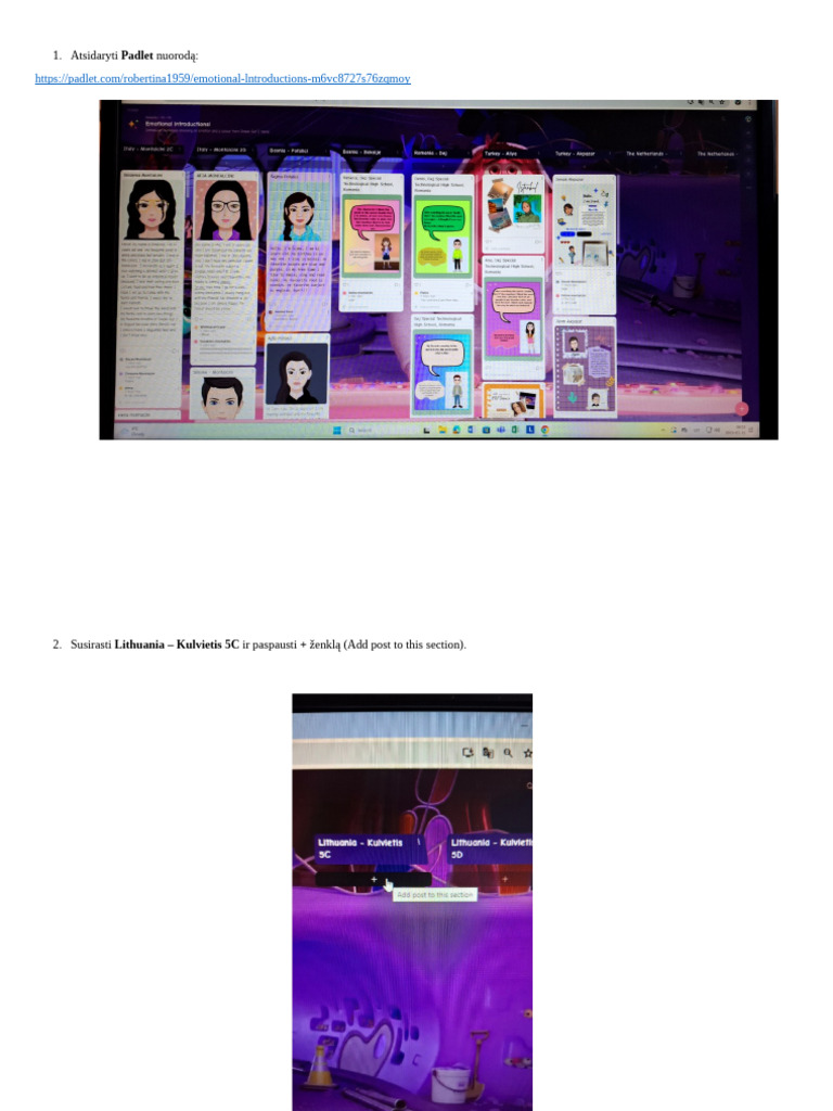Instrukcija Padlet | PDF