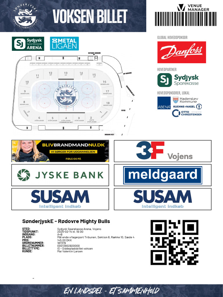 SønderjyskE Billet | PDF