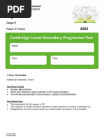 Cambridge Lower Secondary Checkpoint Past Papers | PDF | Computer File ...