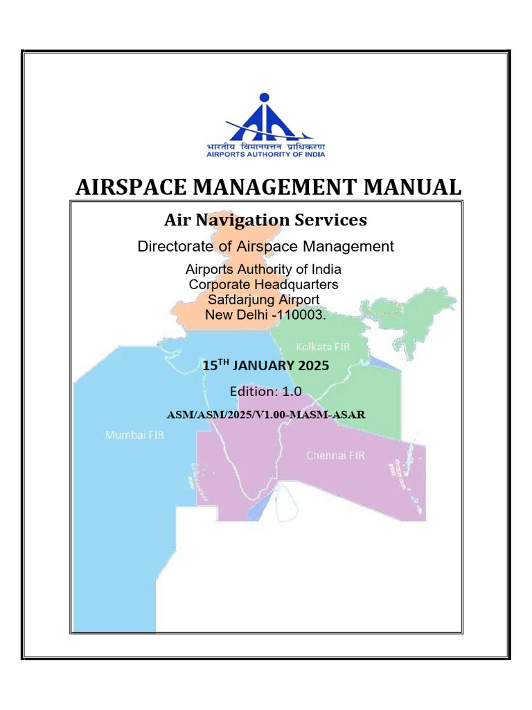 Asm Manual | PDF | Air Traffic Control | Instrument Flight Rules