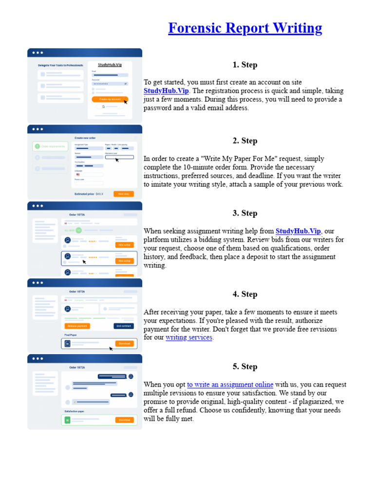 Forensic Report Writing | PDF
