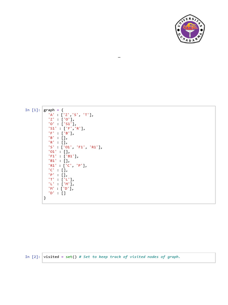 Implementasi DFS dengan Python | PDF