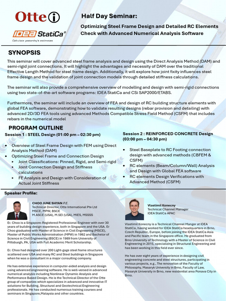 IDEA StatiCa KL Workshop - Afternoon Session | PDF | Finite Element ...