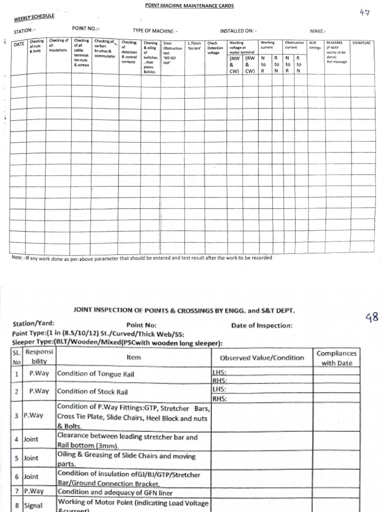 Point Register Format | PDF