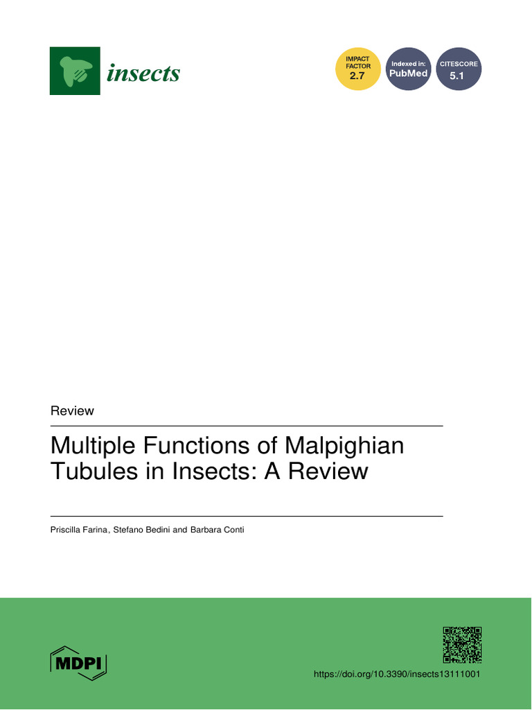 Insects 13 01001 With Cover | PDF | Secretion | Insects