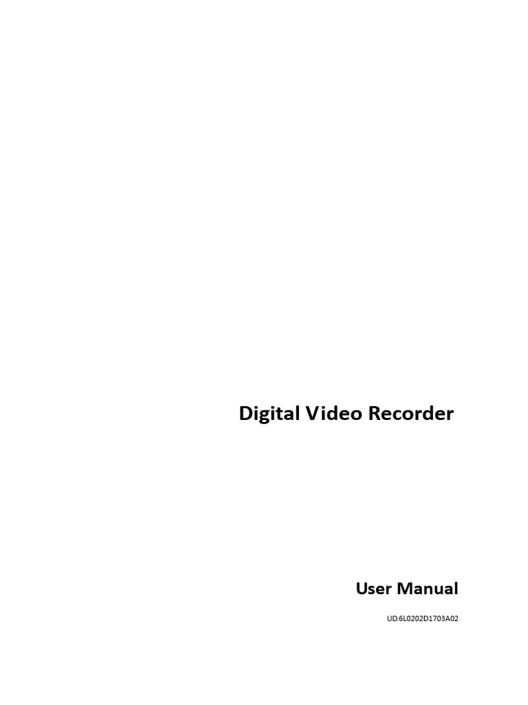 Hikvision DVR 8 Channel User Manual | PDF | Electromagnetic ...