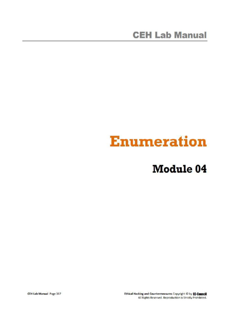 04 Enumeration | PDF