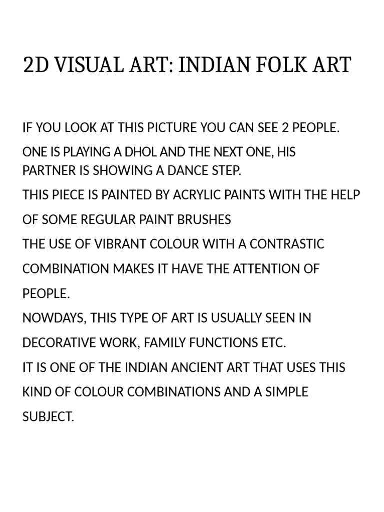 2d Visual Art | PDF