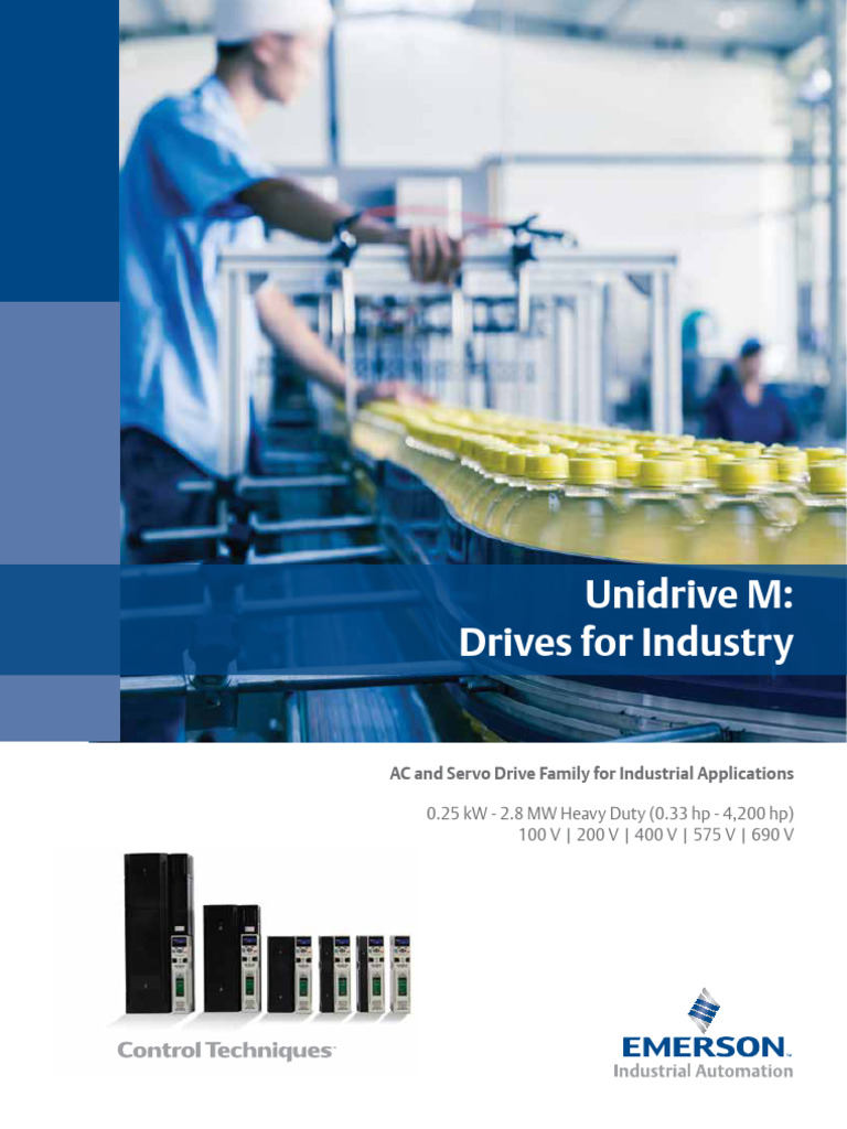 Unidrive_M_series_overview_Control_Techniques | PDF | Electric Motor ...